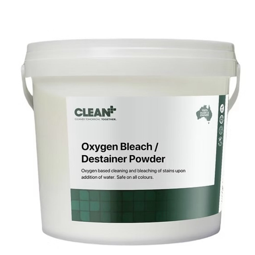 Clean Plus Oxygen Bleach Destainer Powder 5kg Laundry & Kitchen Use