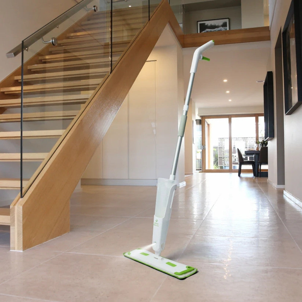 Optim Spray Mop – Lightweight Floor Cleaner with Microfiber Pads – A to ...