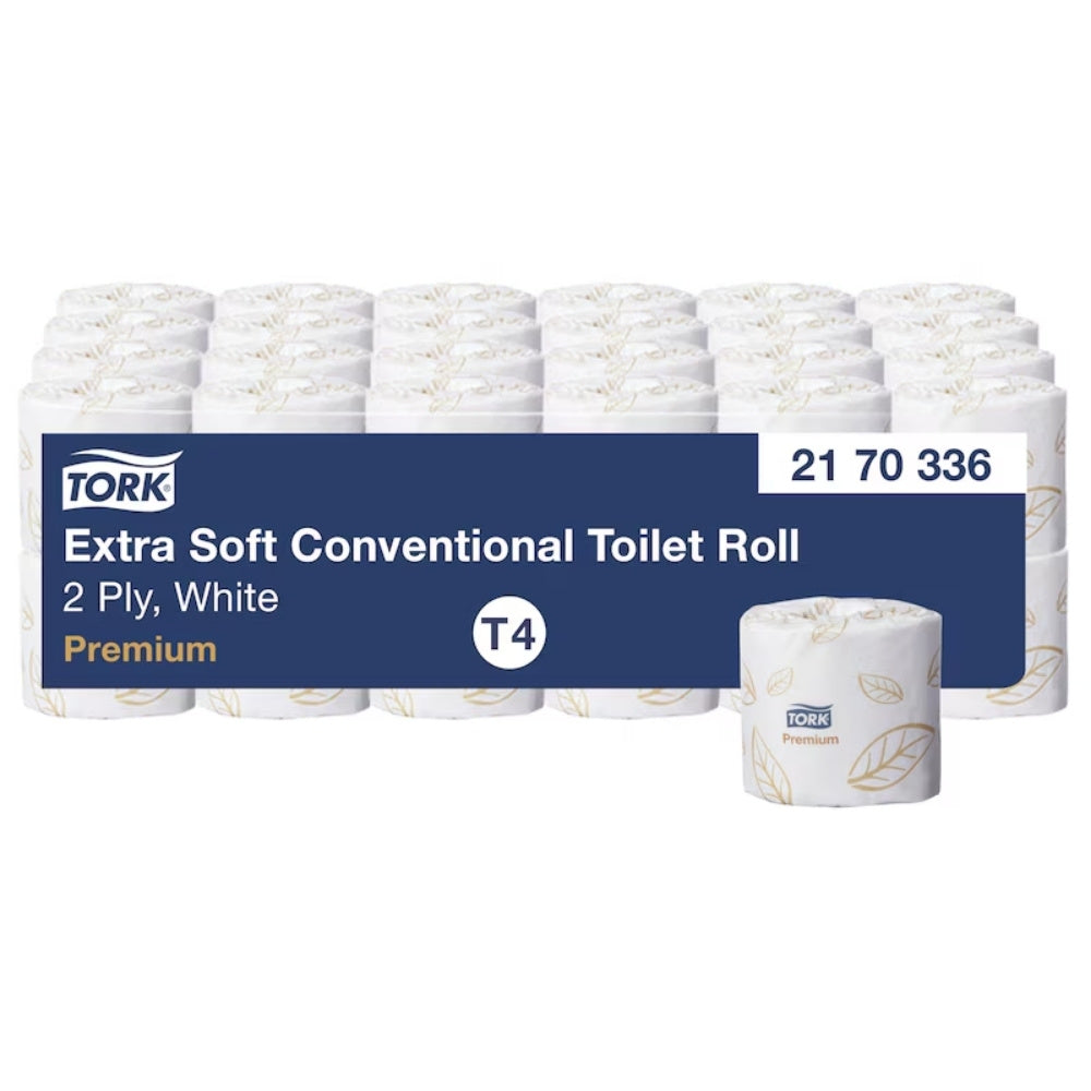 Tork Extra Soft Conventional Toilet Paper – Premium Toilet Rolls – A to ...