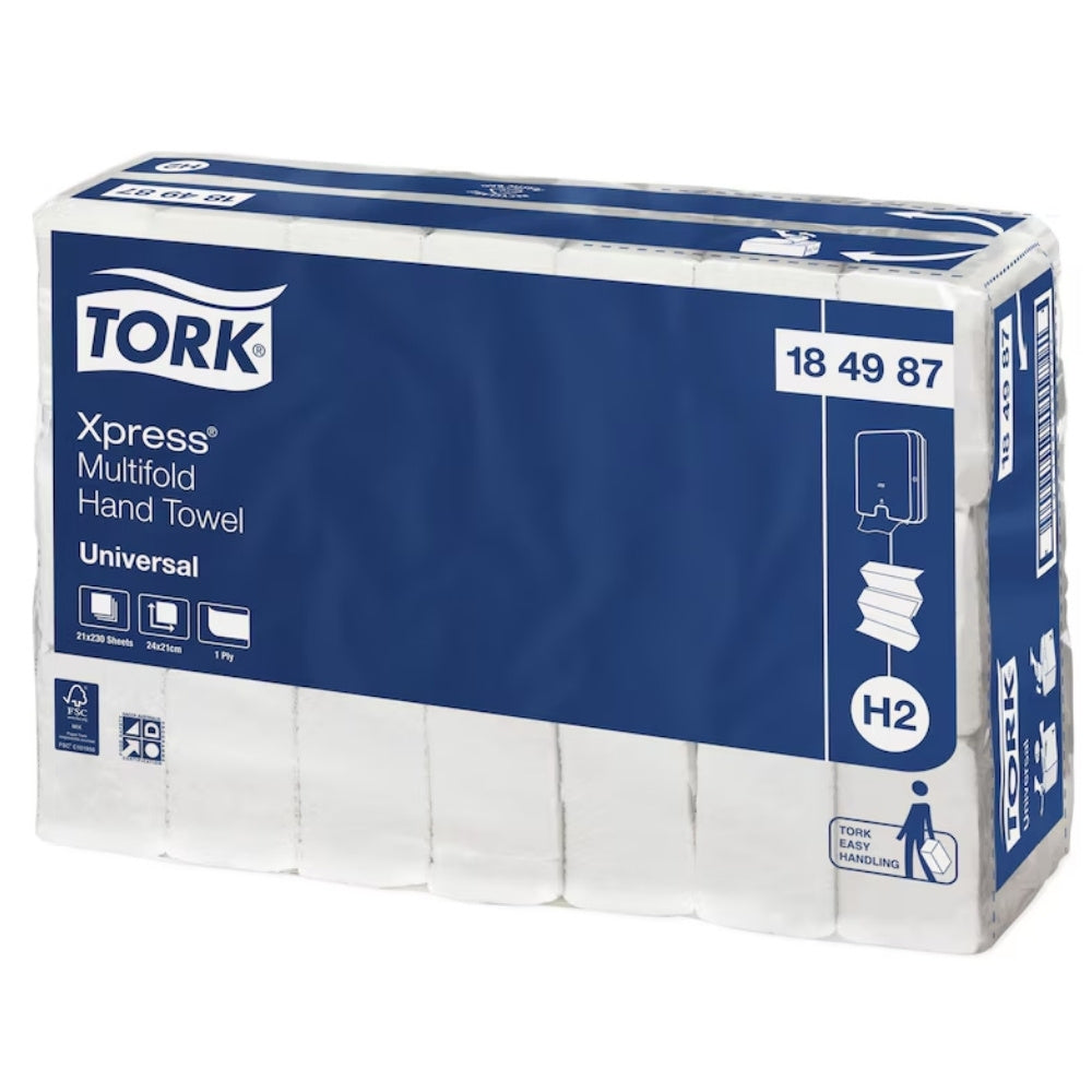 Tork Xpress Multifold Hand Towels – Universal 1‑Ply Paper Towels